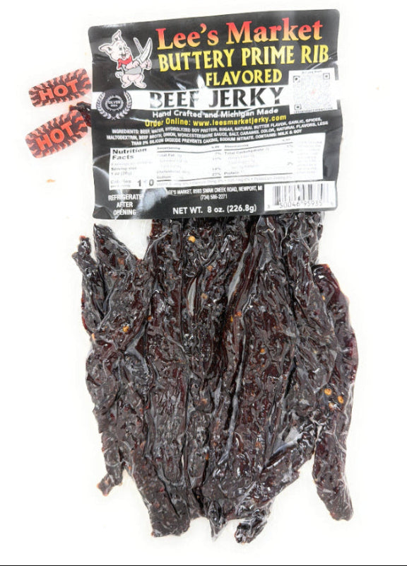 "NEW" Hot Buttery Prime Rib Beef Jerky (with scorpion pepper)