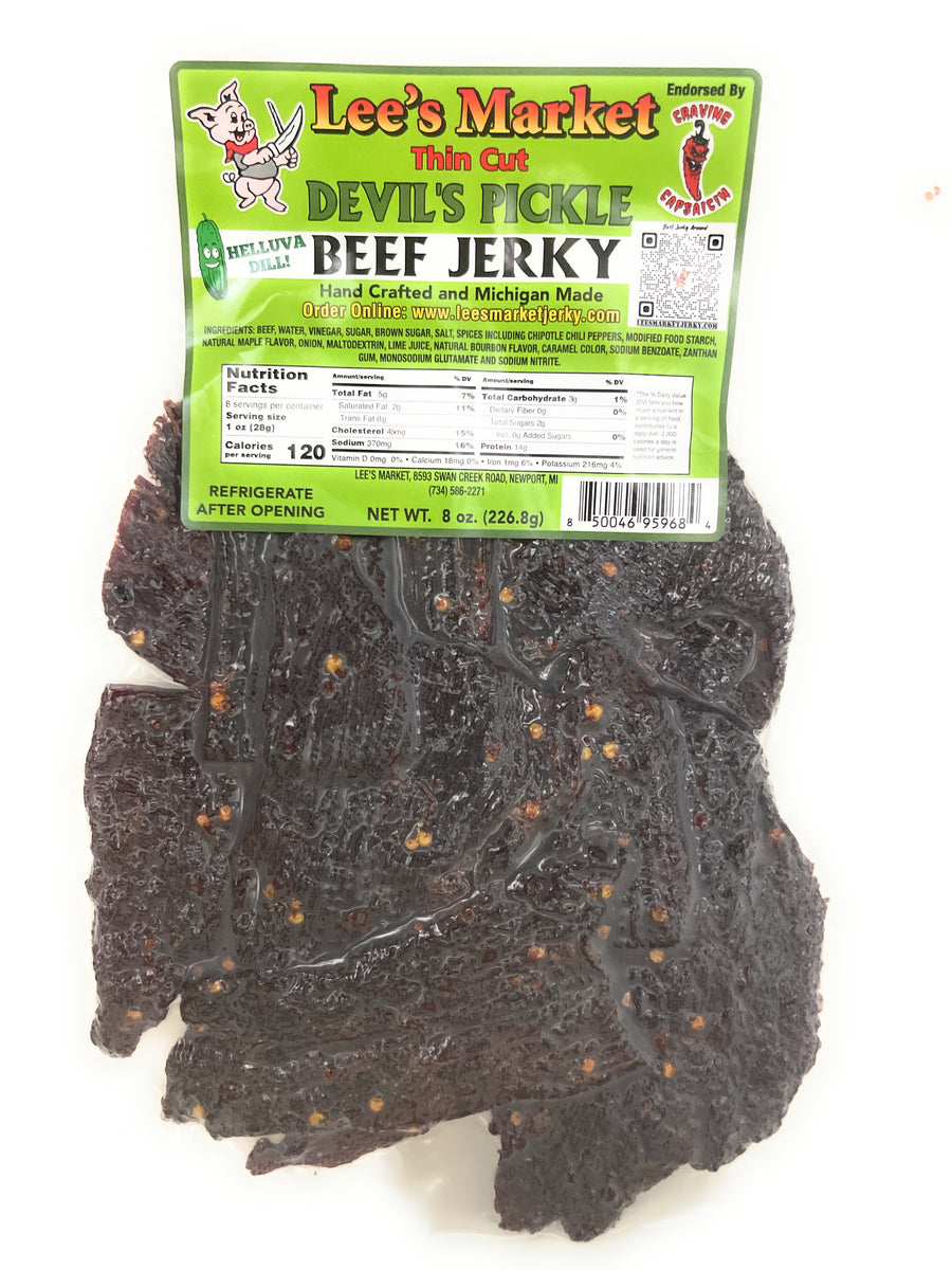 Thin Cut DEVIL'S PICKLE Beef Jerky