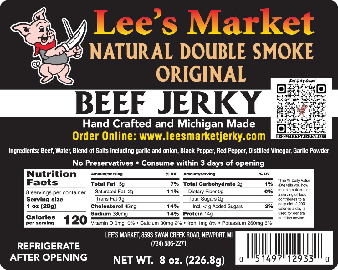 Natural Beef Label